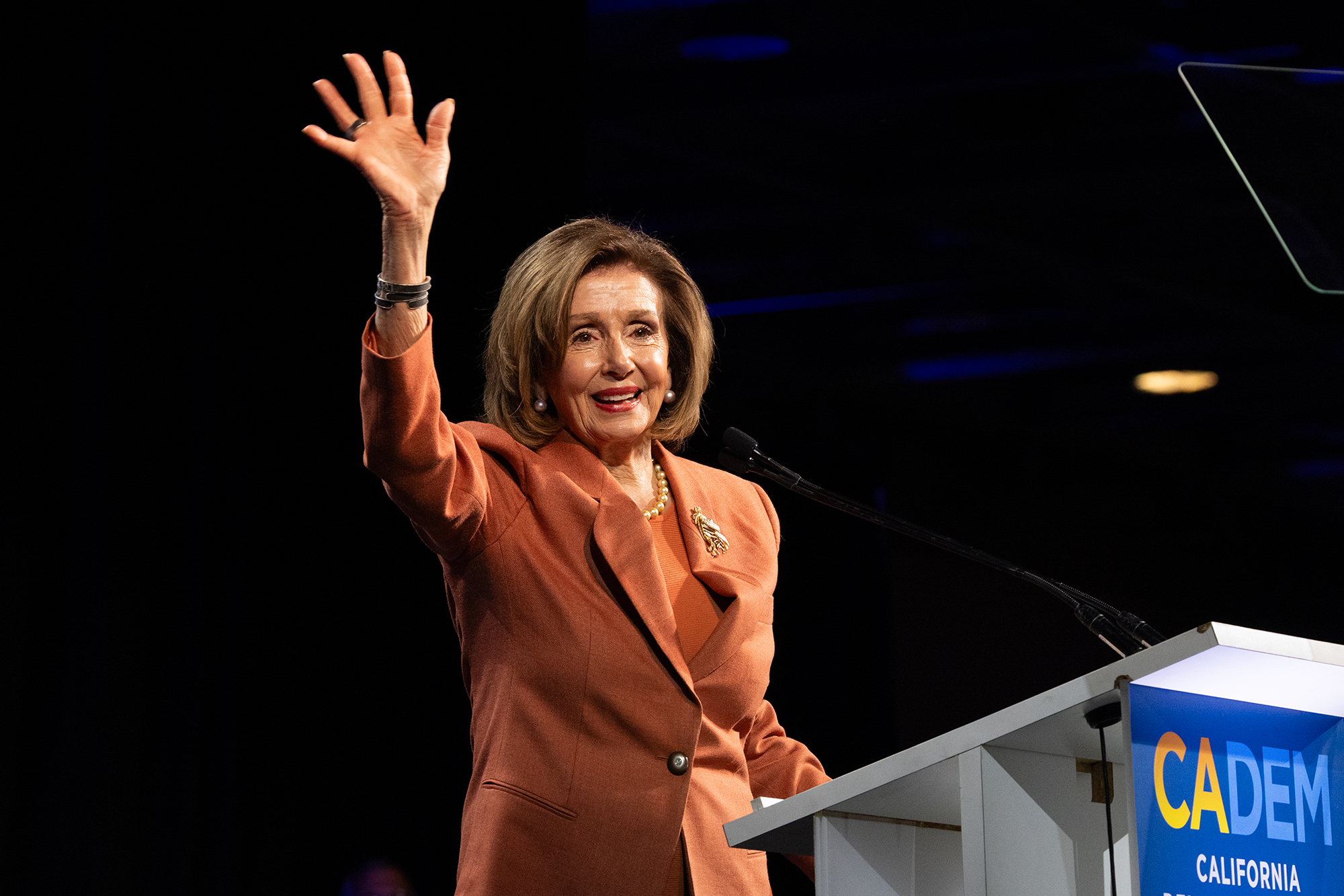 California's 'forever speaker' Pelosi takes final bow in heels at 85
